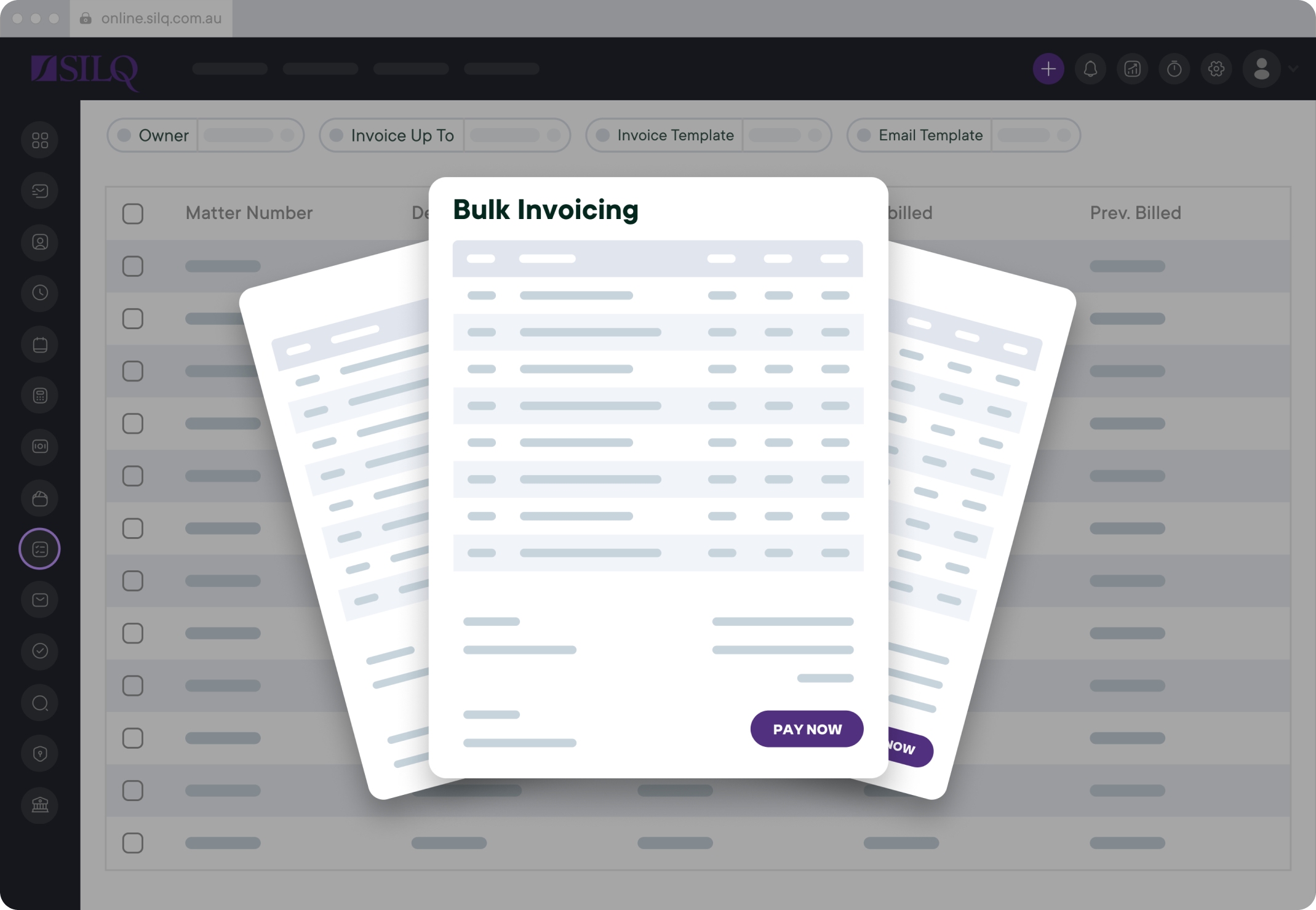 Invoicing and Rates - SILQ
